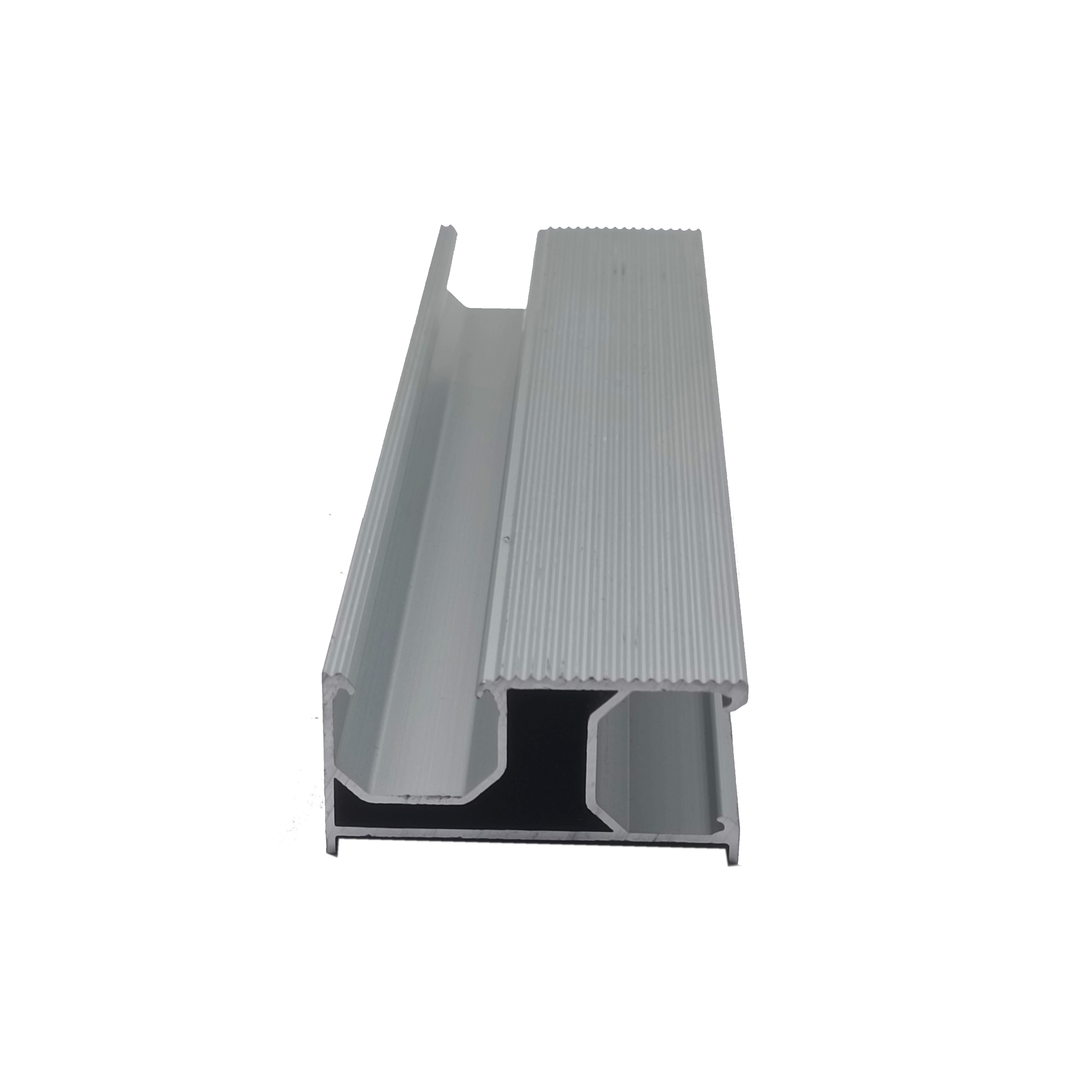 Rieles de aluminio para soportar perfiles de aluminio del sistema de ...
